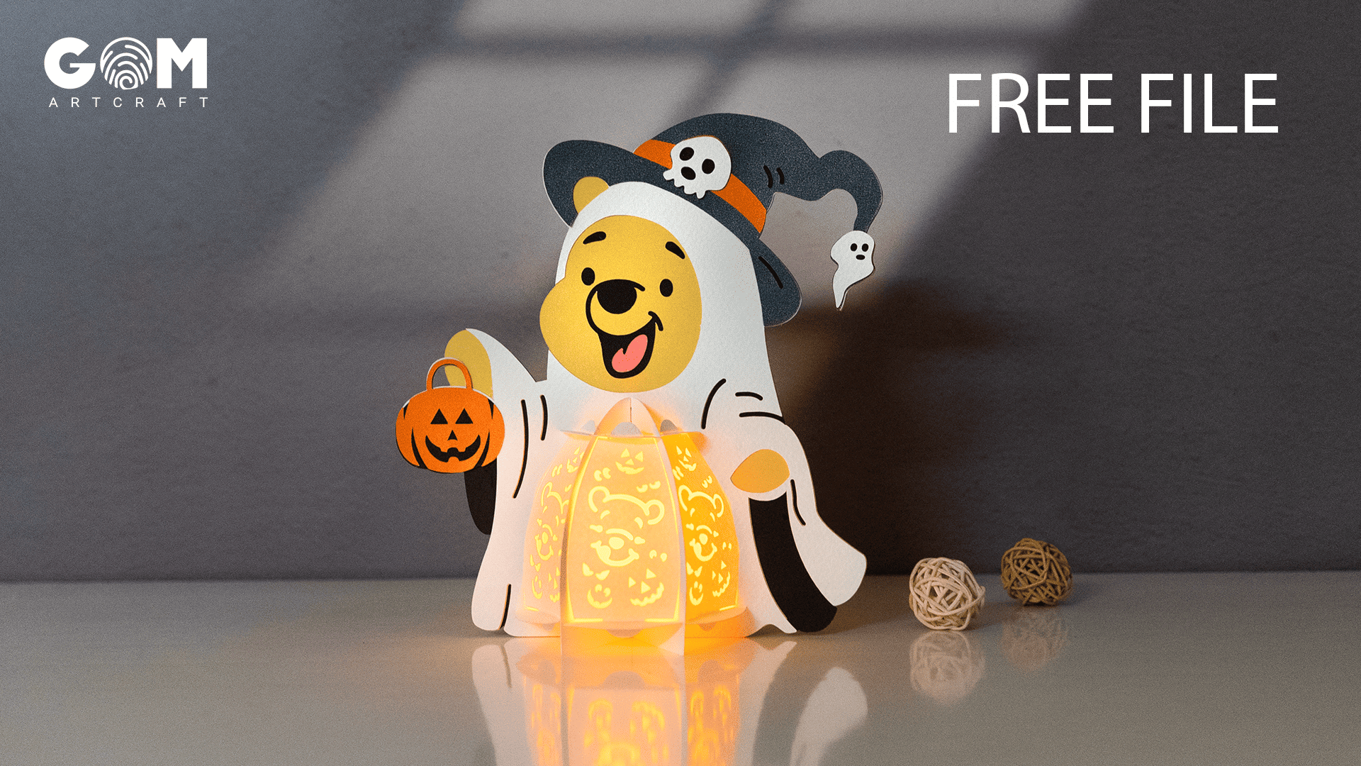 Free Lantern, Pooh Lantern, GomArtCraft – Gom Art Craft
